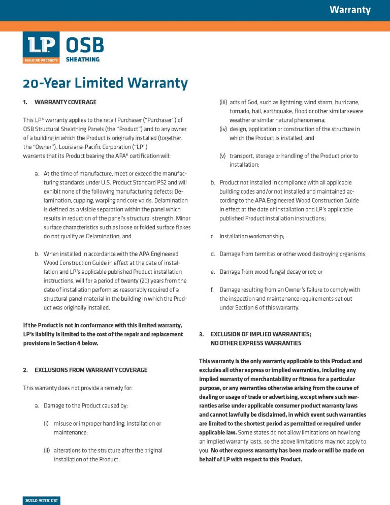 lp-osb-sheathing-warranty_Page_1 | Κοφινάς Προκατασκευασμένα σπίτια ...