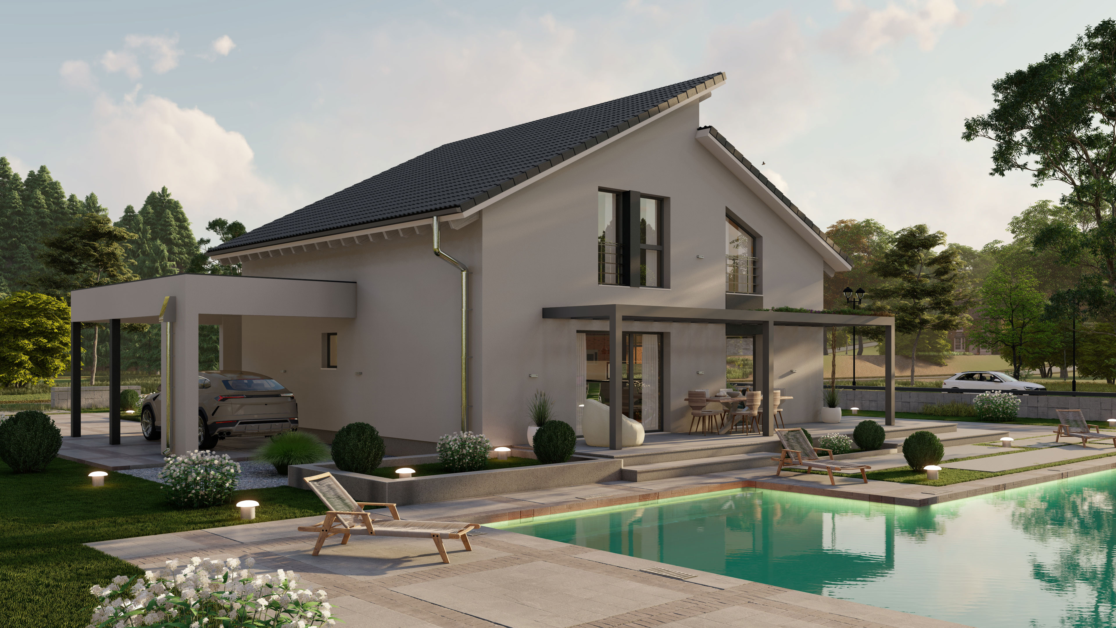 Ισόγεια Κατοικία με Σοφίτα IS-214 | Κοφινάς Προκατασκευασμένα σπίτια ...